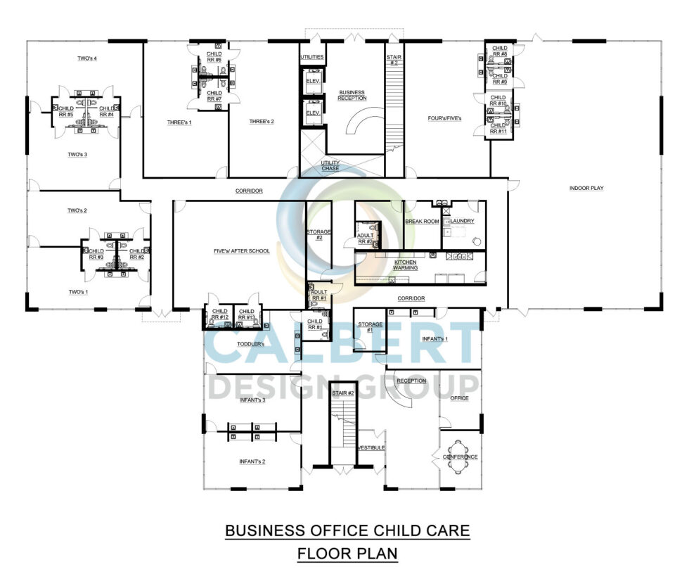 Business Office Childcare, Large - Calbert Design