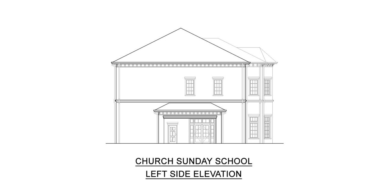 Traditional Sunday School, Two-Story - Calbert Design