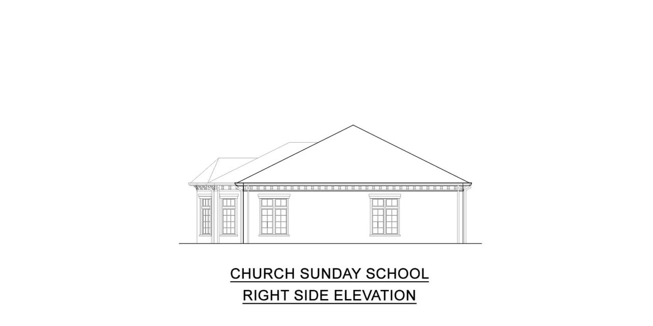 Traditional Sunday School, One-Story - Calbert Design