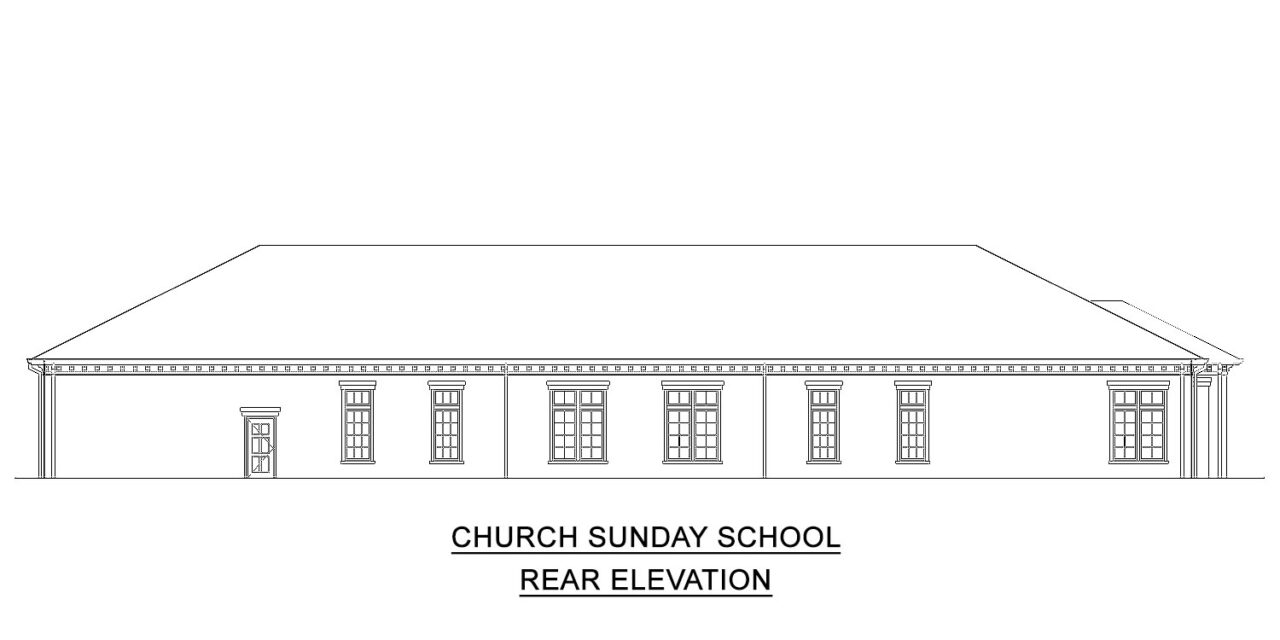 Traditional Sunday School, One-Story - Calbert Design