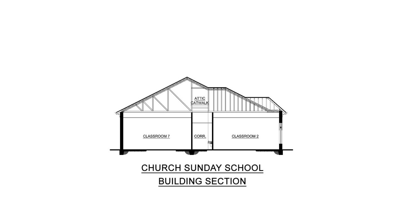 Traditional Sunday School, One-Story - Calbert Design