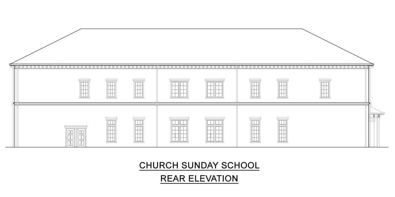 Traditional Sunday School, Two-Story - Calbert Design